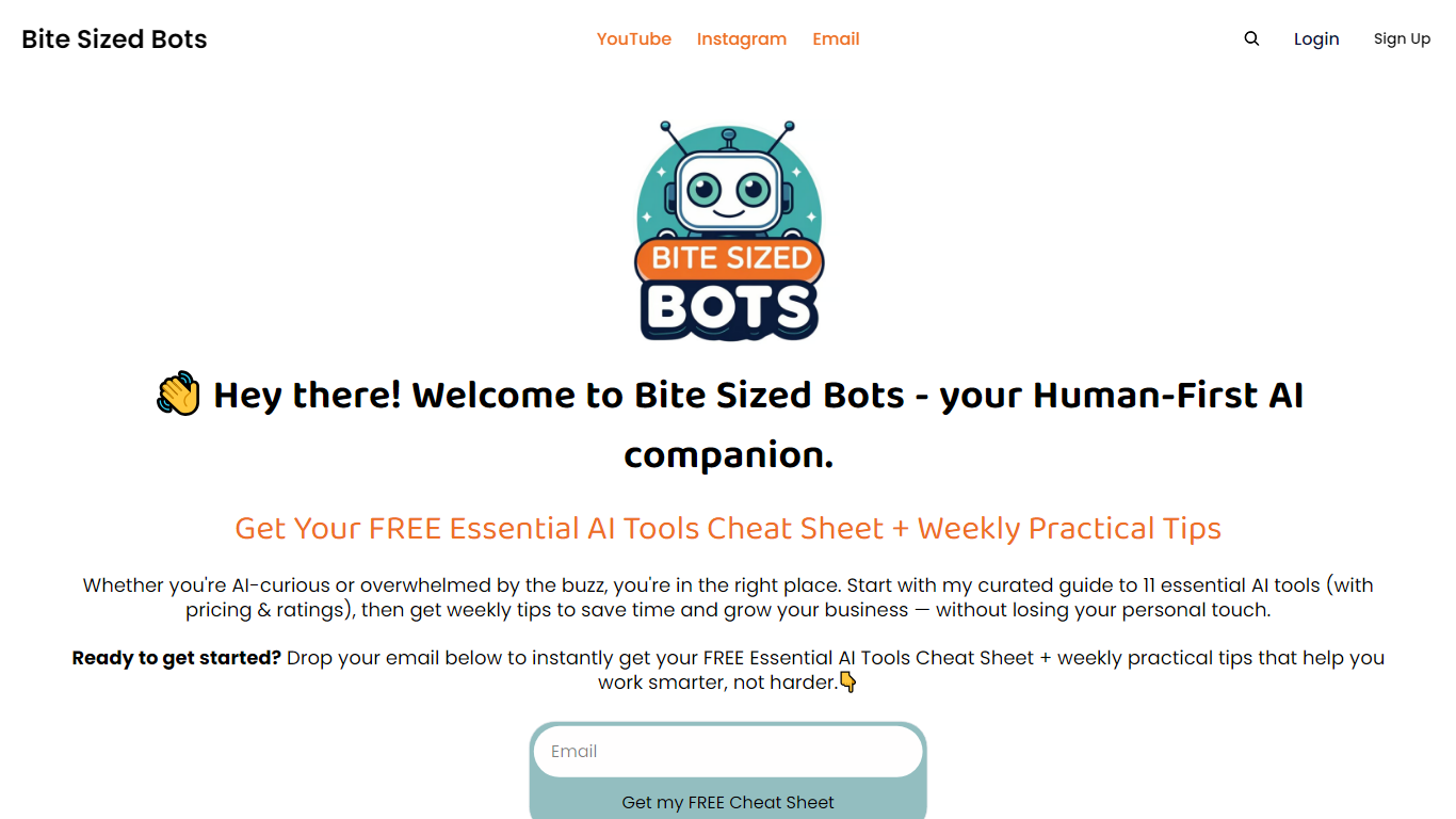 Bite Sized Bots review - ai | Amazing Newsletters